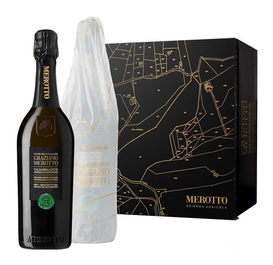 Cuvéè del Fondatore Valdobbiadene Prosecco Superiore Brut DOCG, Merotto ...