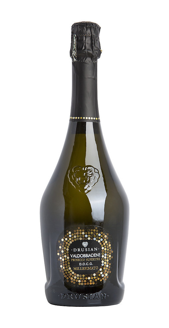 Prosecco Superiore Valdobbiadene DOCG Millesimato Dry, Drusian ...