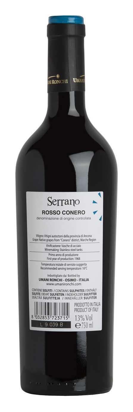 Rosso Conero "Serrano" DOC, Marche (Italia), UMANI RONCHI ...